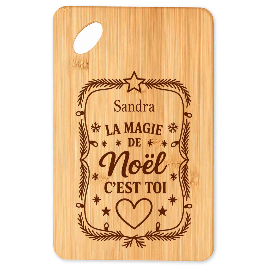 Planche à découper Sandra Magie de noël Rectangle | Cadeau Apéro true