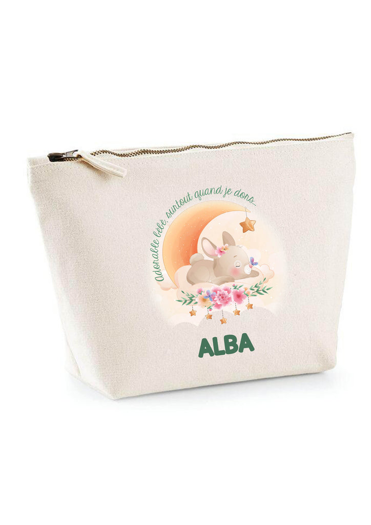 Trousse Alba adorable quand je dors Lapin true