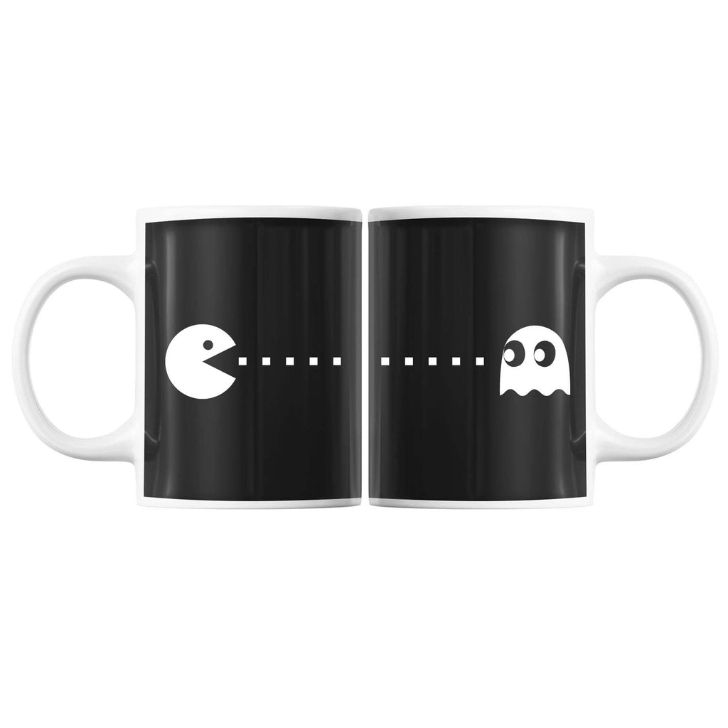 Mug Couples couple Pacman and Ghost | Tasses Duo Amour true