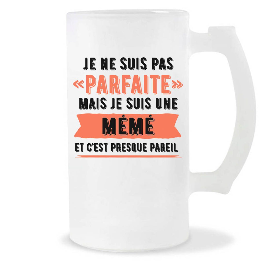 Chope de bière Mémé Parfaite | Verre Alcool Pinte | Planetee – Planetee ...